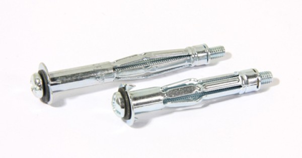 metallic dry wall plugs for load support, with trapezoid pz head,used ...