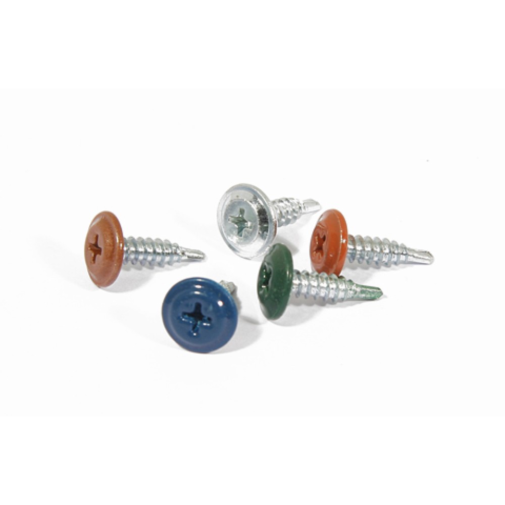 self-drilling screws phillips wafer head , galvanized & coloured (thin ...