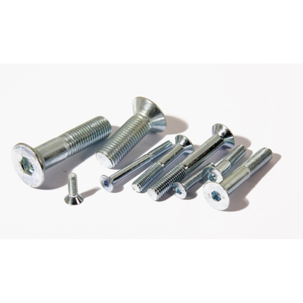 galvanized hexagon socket countersunk head screw, steel din.7991/8.8