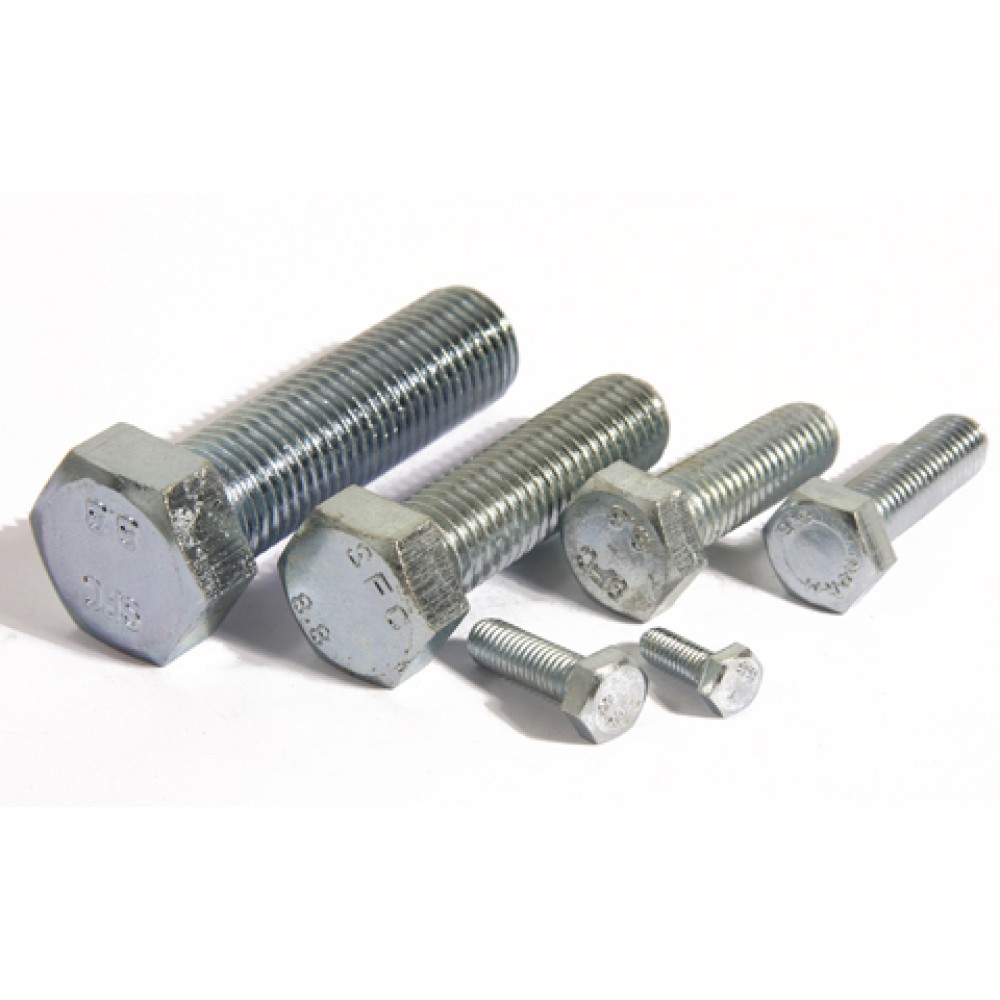 steel hexagon bolts, full thread, metric size din.933 / 8.8