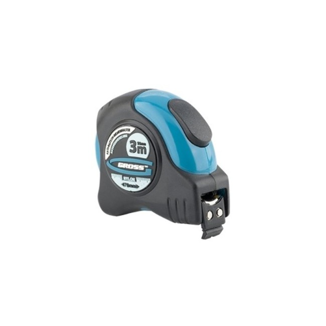 Kamtsis | MEASURING TAPE 2 SIDE SCALE RUBBER AND MAGNET 3m.X19 mm.