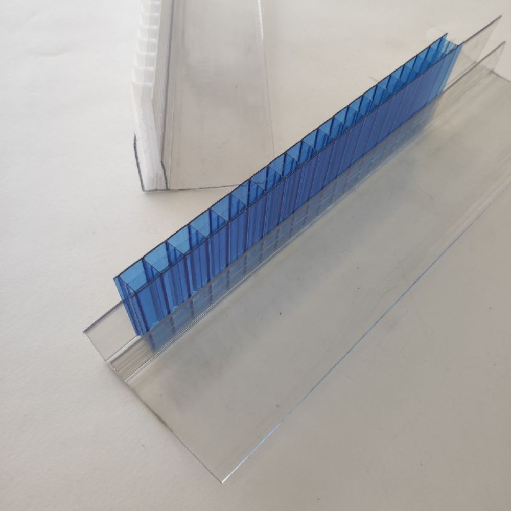 Kamtsis | POLYCARBONATE PROFIL "Γ" FOR HOLLOW SHEETS 8/10 MM.