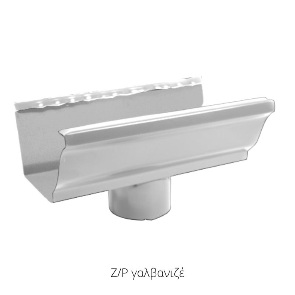 Kamtsis | 5" GUTTER OUTLET Φ75 GALVANIZED