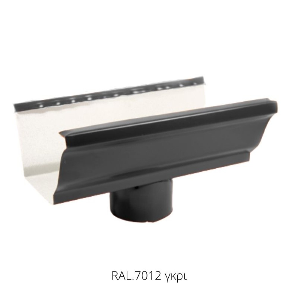 Kamtsis | 5" GUTTER OUTLET Φ75 GREY