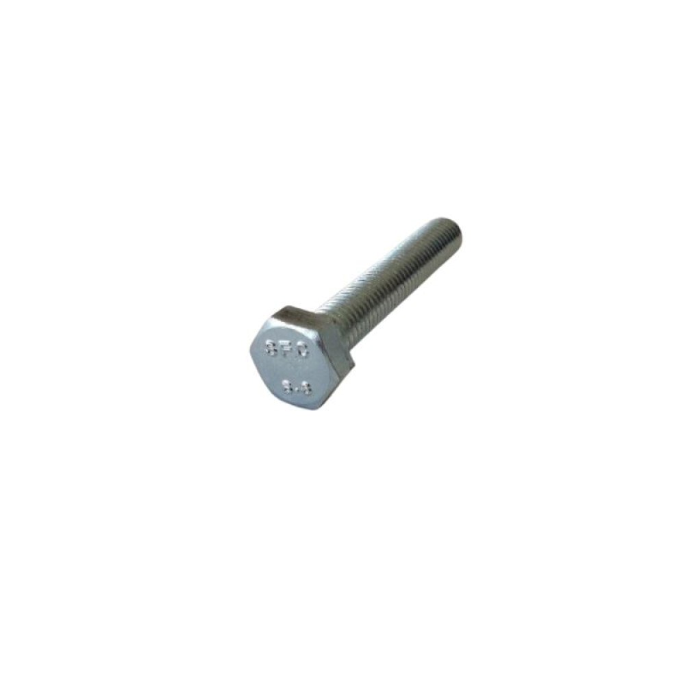 Kamtsis | GALV. HEX. HEAD BOLTS (FULL THREAD) METRIC DIN.933/8.8 M08X50 ΜΜ.